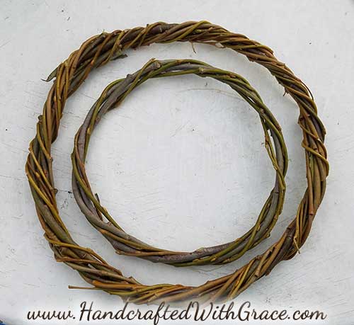 Making Wreaths With Willow Branches » Handcrafted With Grace